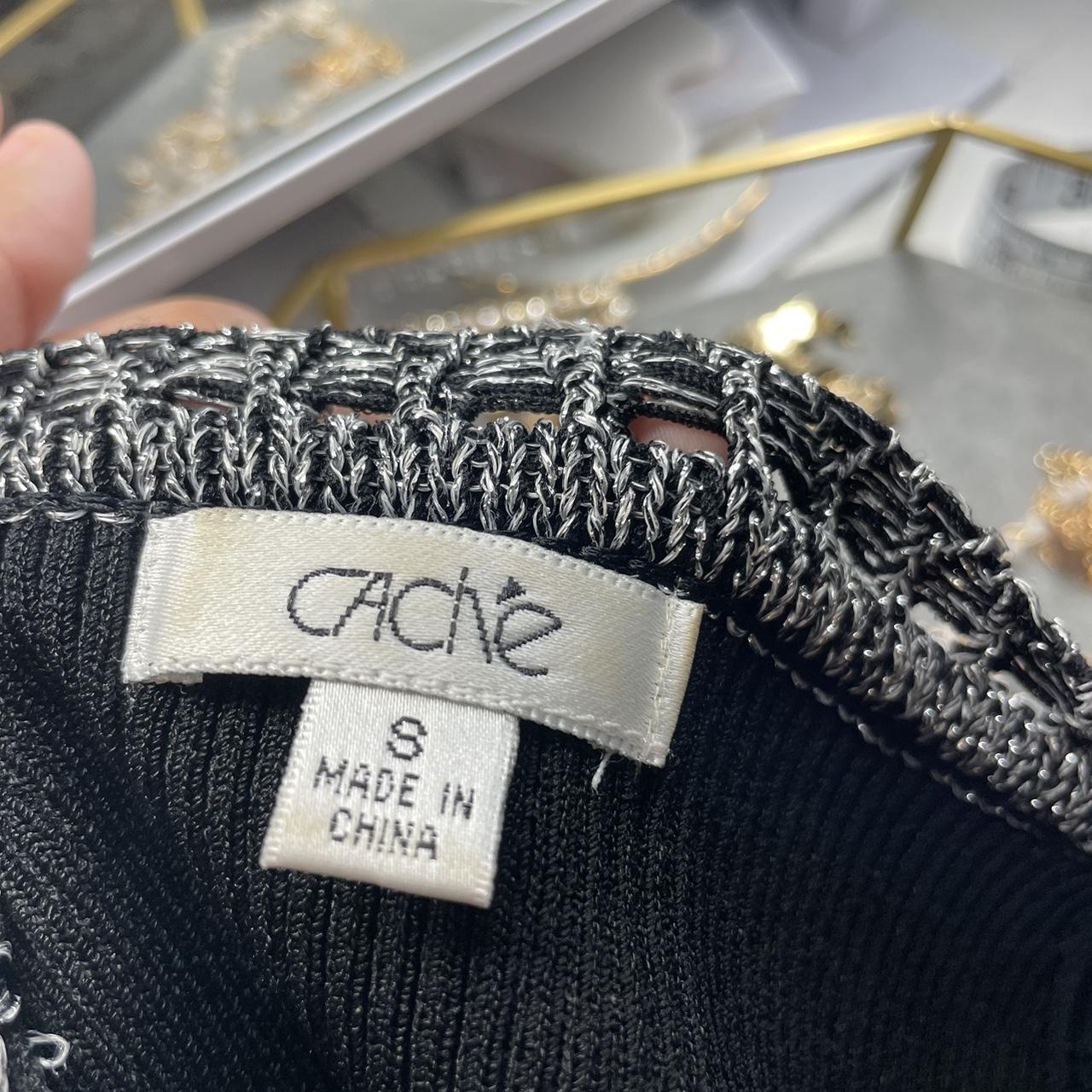 Y2K Cache Ribbed Knit Sweater Half zip up. Has the... - Depop