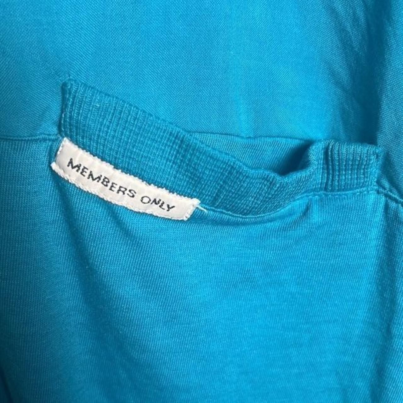 Members Only Men's Blue Polo-shirts | Depop