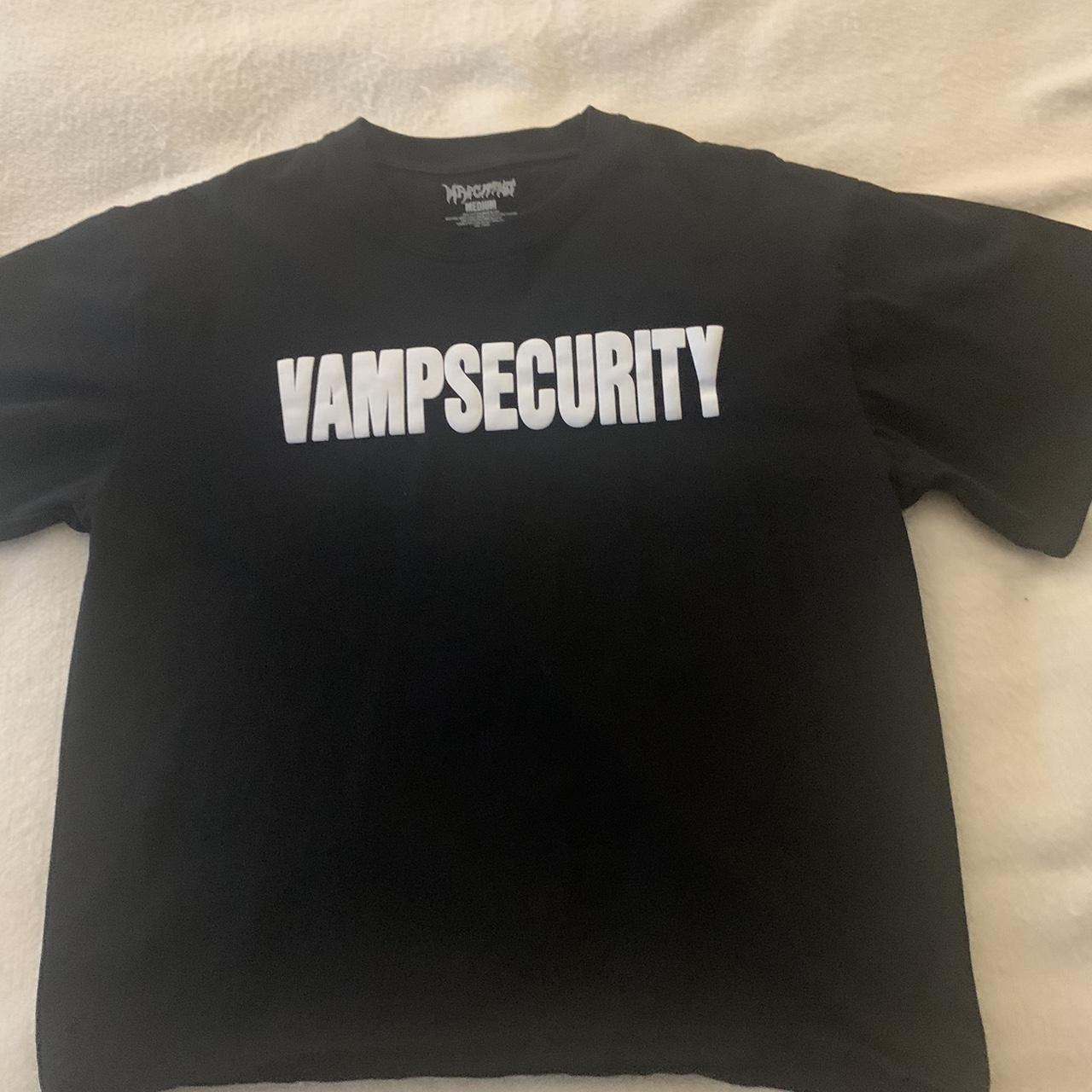Vampsecurity Tee (Playboi Carti Merch) Size:Adult... - Depop