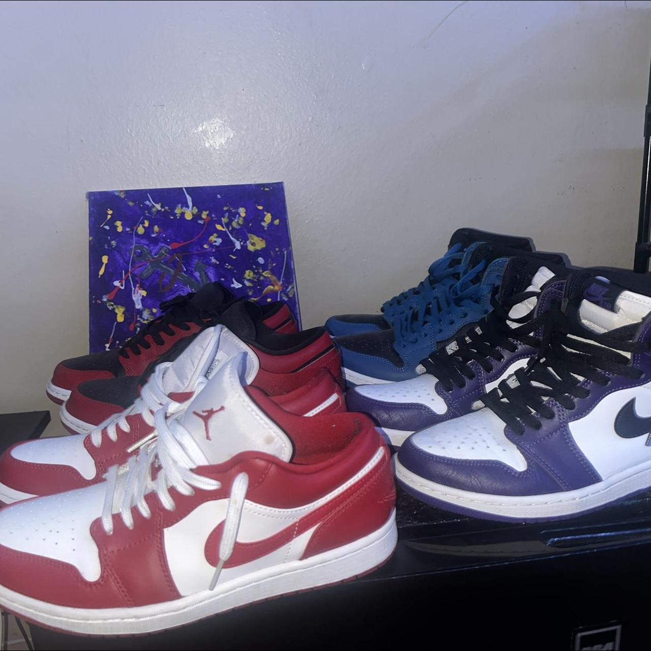 2 pair bundle of Air Jordan retro 1’s (size... - Depop