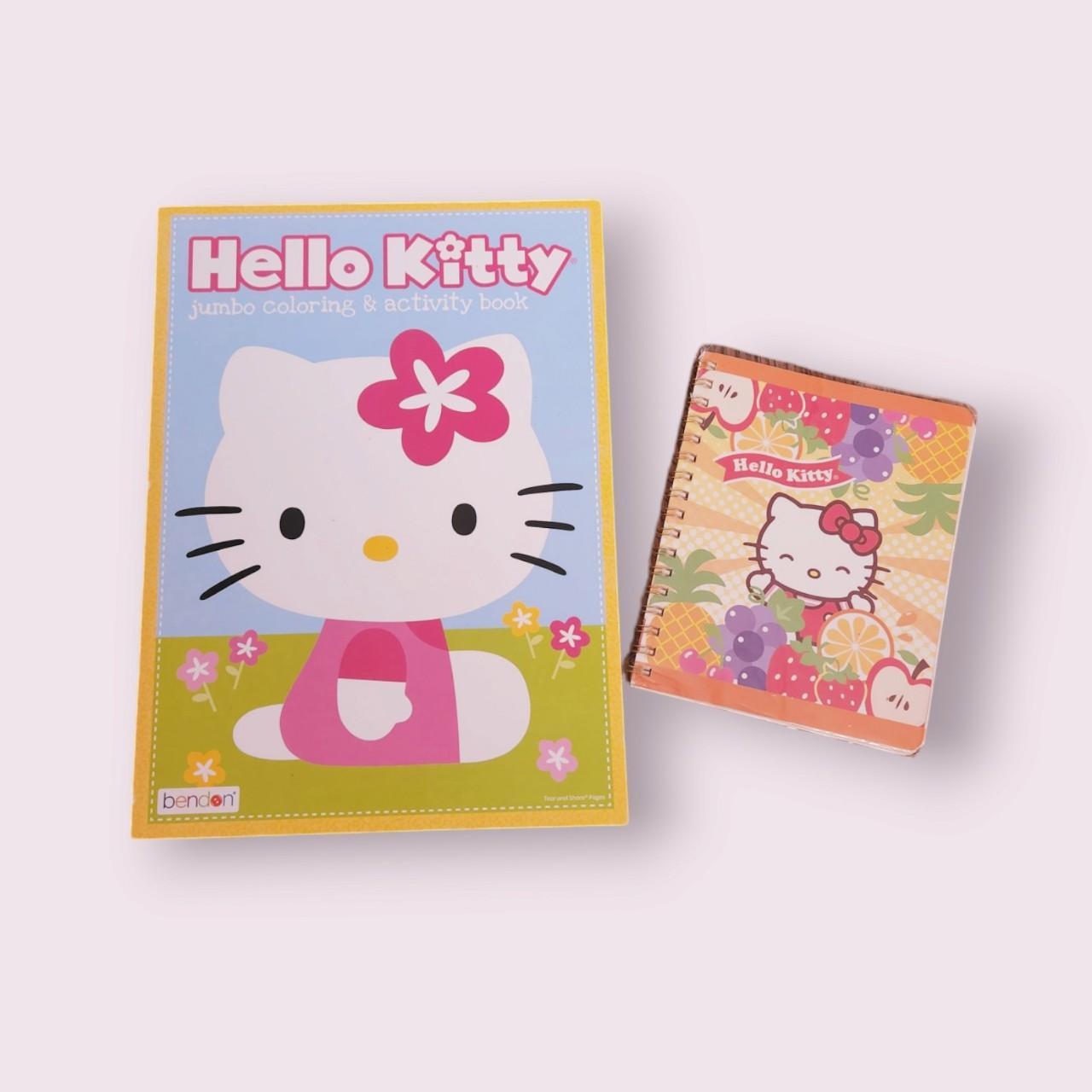 Hello Kitty Coloring Book & Mini journal BUNDLE... - Depop