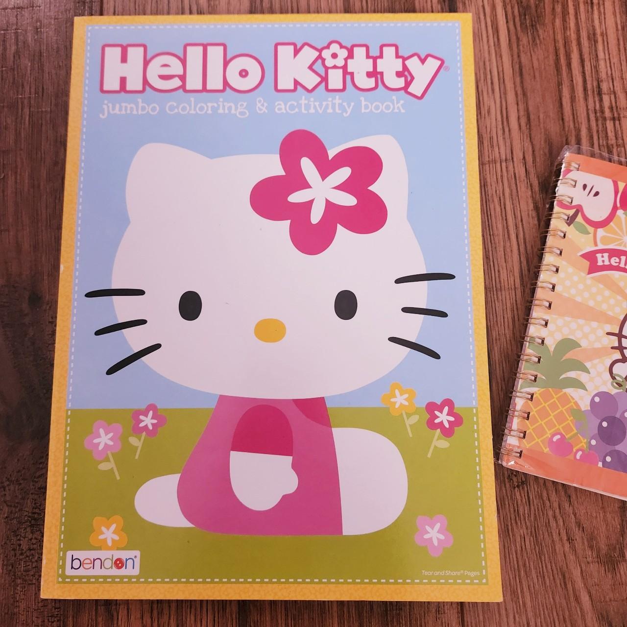 Hello Kitty Coloring Book & Mini journal BUNDLE... - Depop