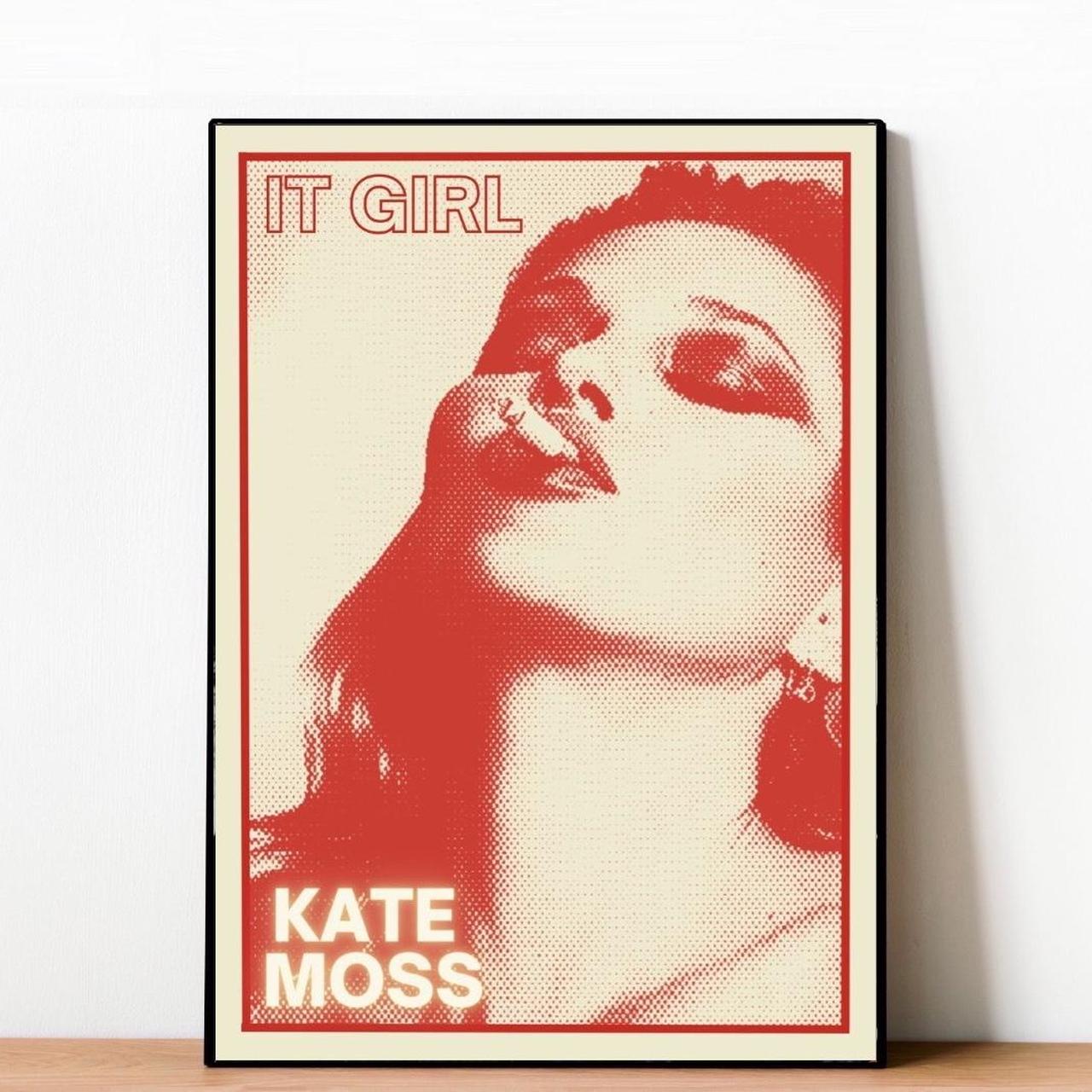 kate moss poster frame is not included listing is... - Depop
