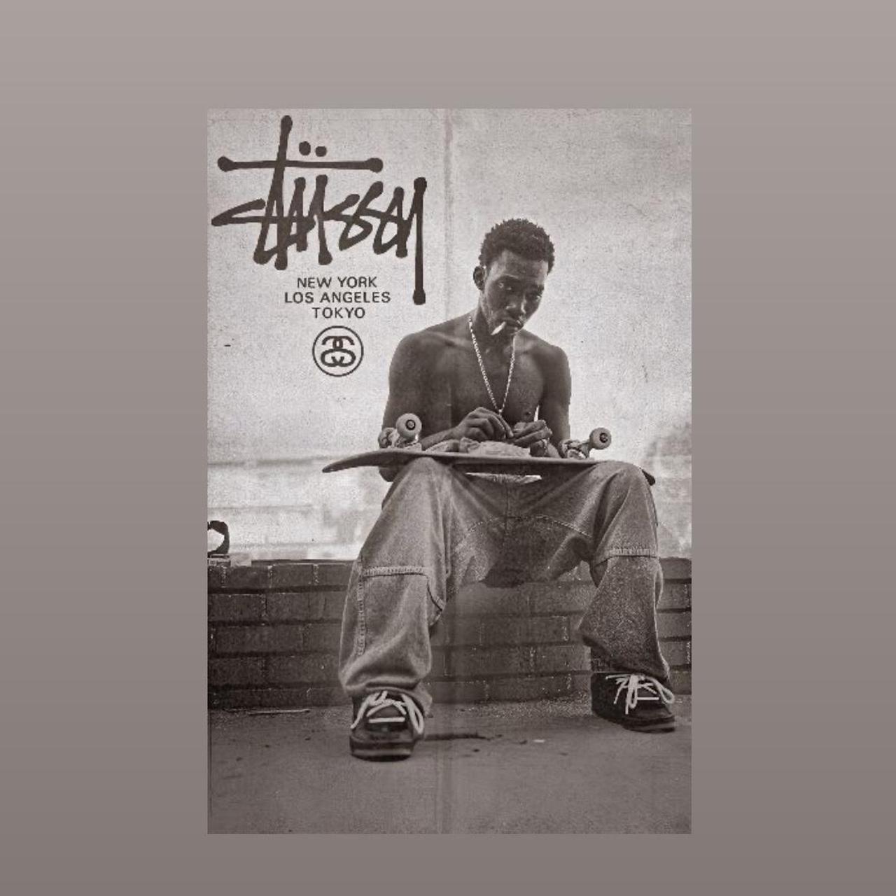 a4 listing stussy poster quality is as shown in... - Depop