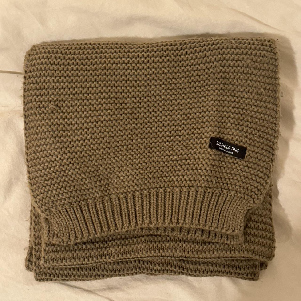 Really Long Knitted Scarf - Depop