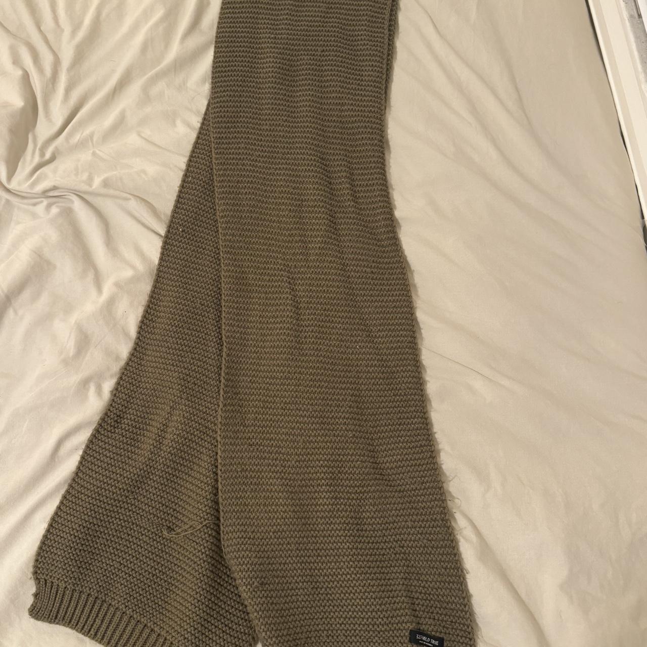 Really Long Knitted Scarf - Depop