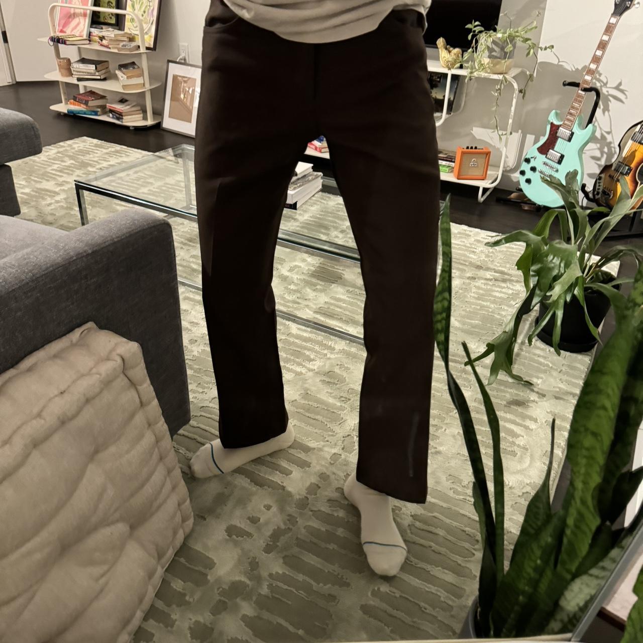 Wrangler High Rise Chocolate Pants 30”-30” - Depop