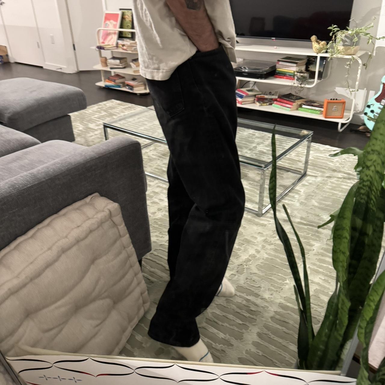 Black Denim Gap Jeans - vintage 31”-32”- Baggy - Depop