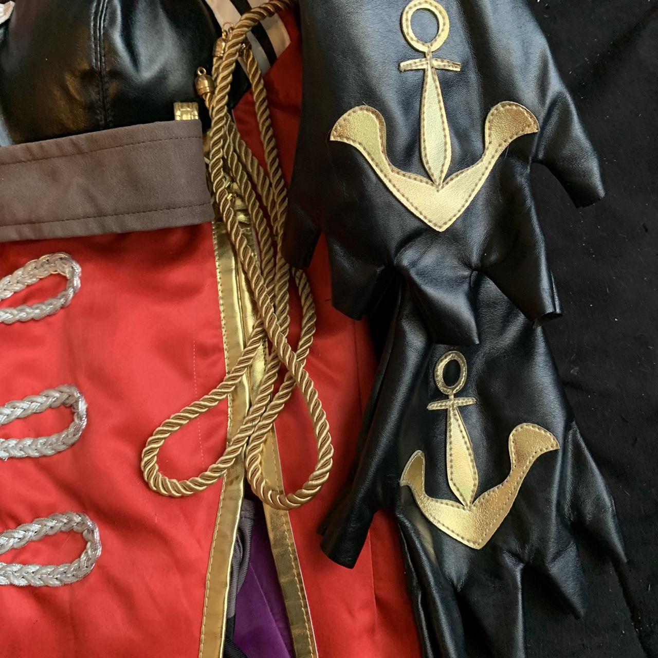 Women's Red and Gold Fancy-dress | Depop