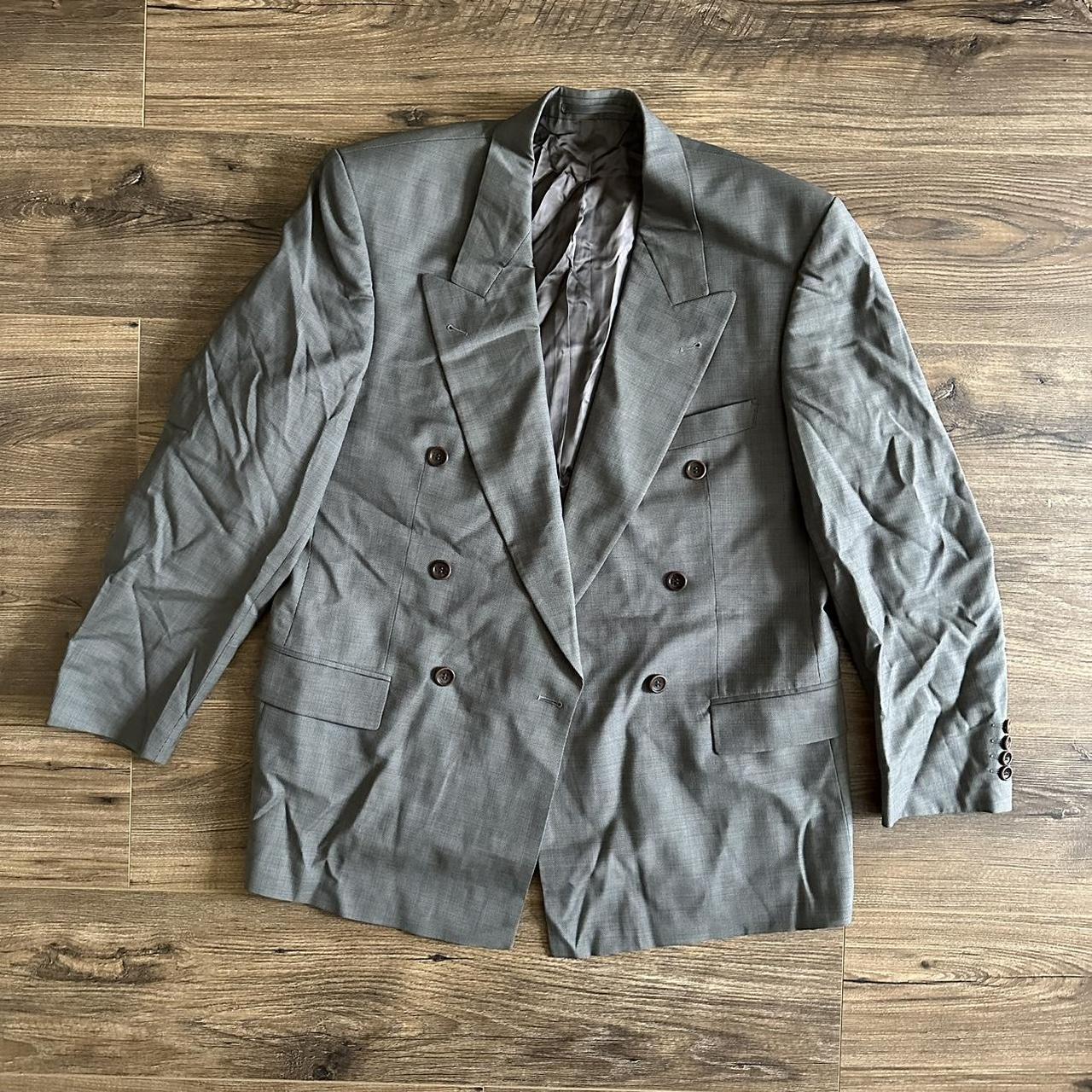 Hugo Boss Men's Grey Tailored-jackets | Depop