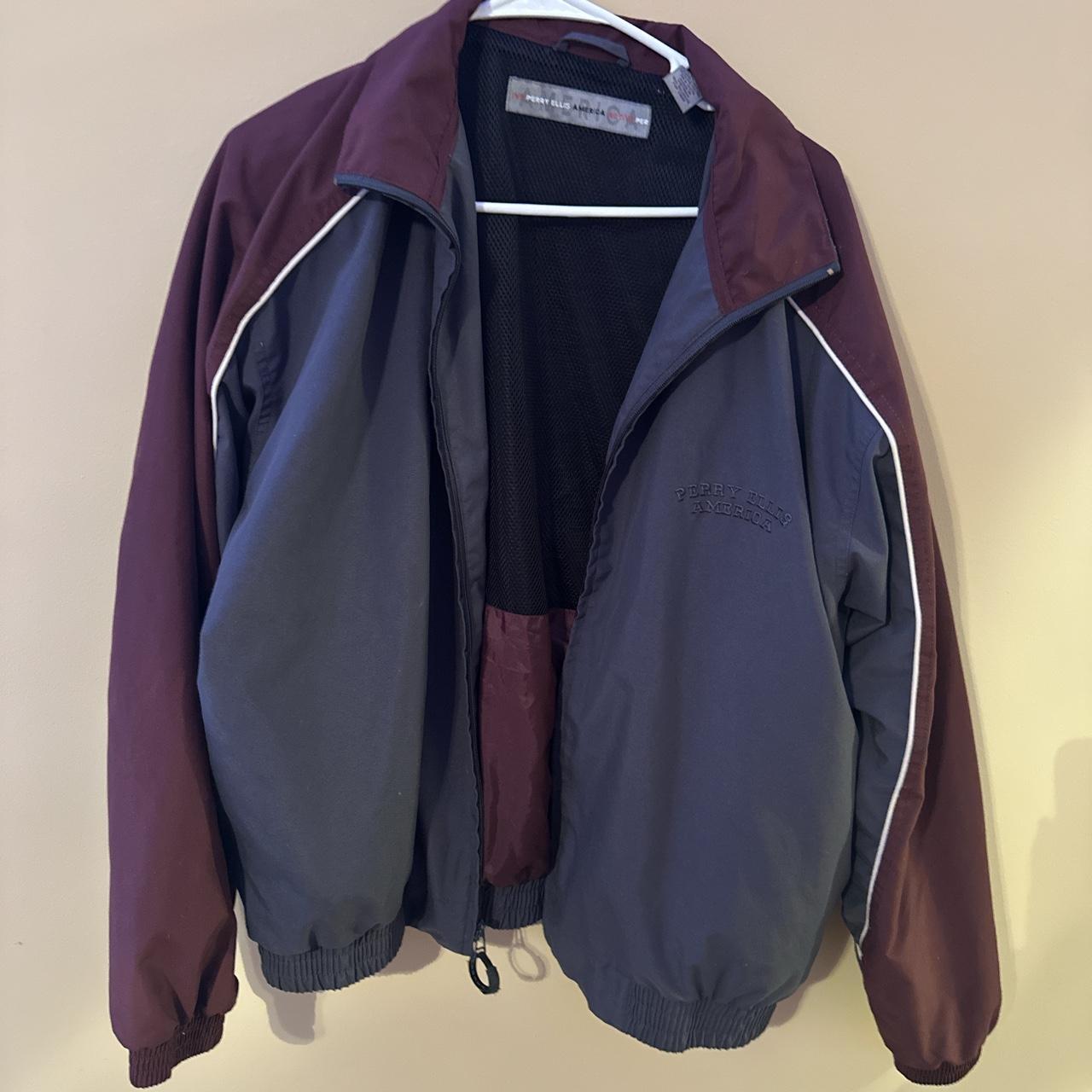 Perry Ellis zip up jacket - Depop
