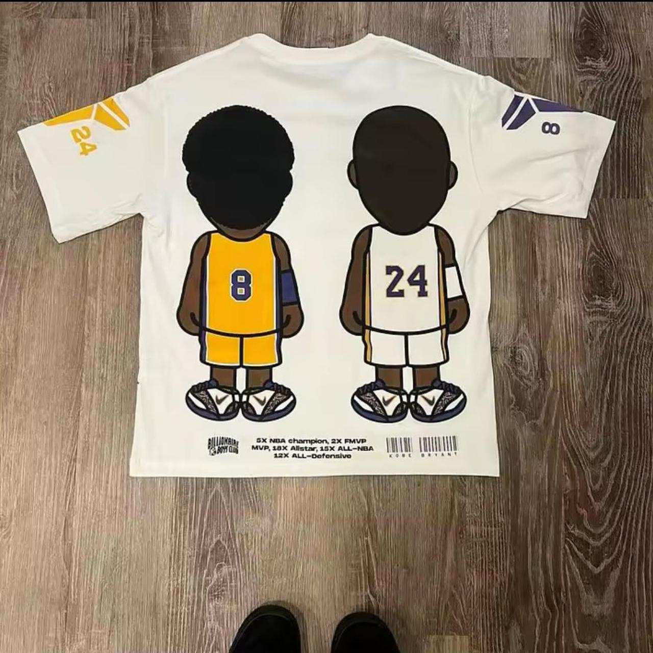 Retro black Mamba pattern cotton short sleeved... | Depop