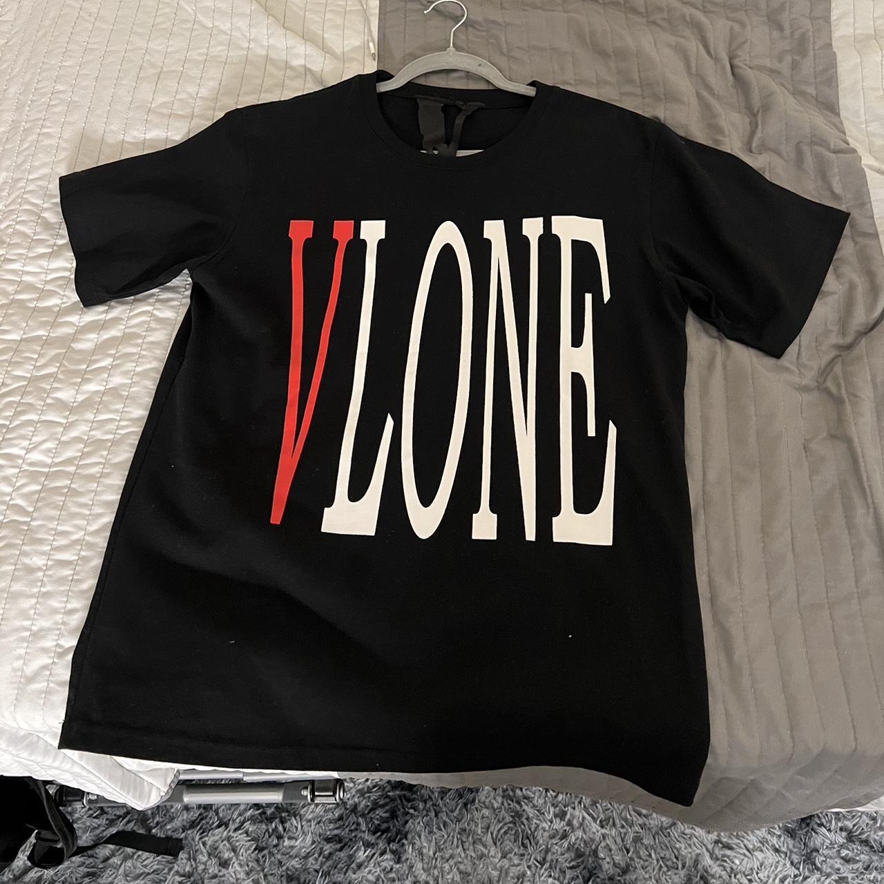 Vlone Staple Tee Worn 1x Lg Dm with questions - Depop