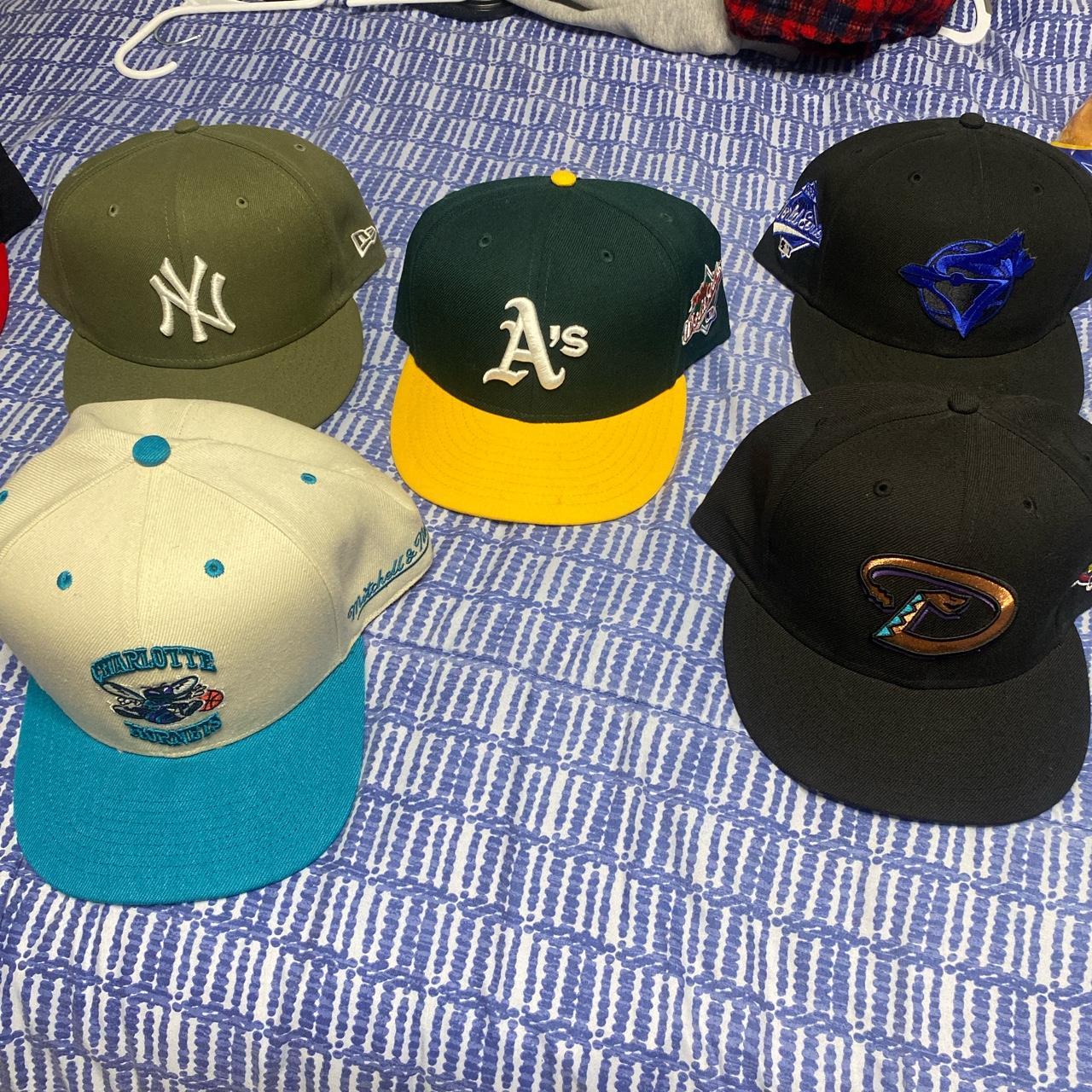 Fitted and snap backs Sizes 7-8 Dm to purchase $15 - Depop