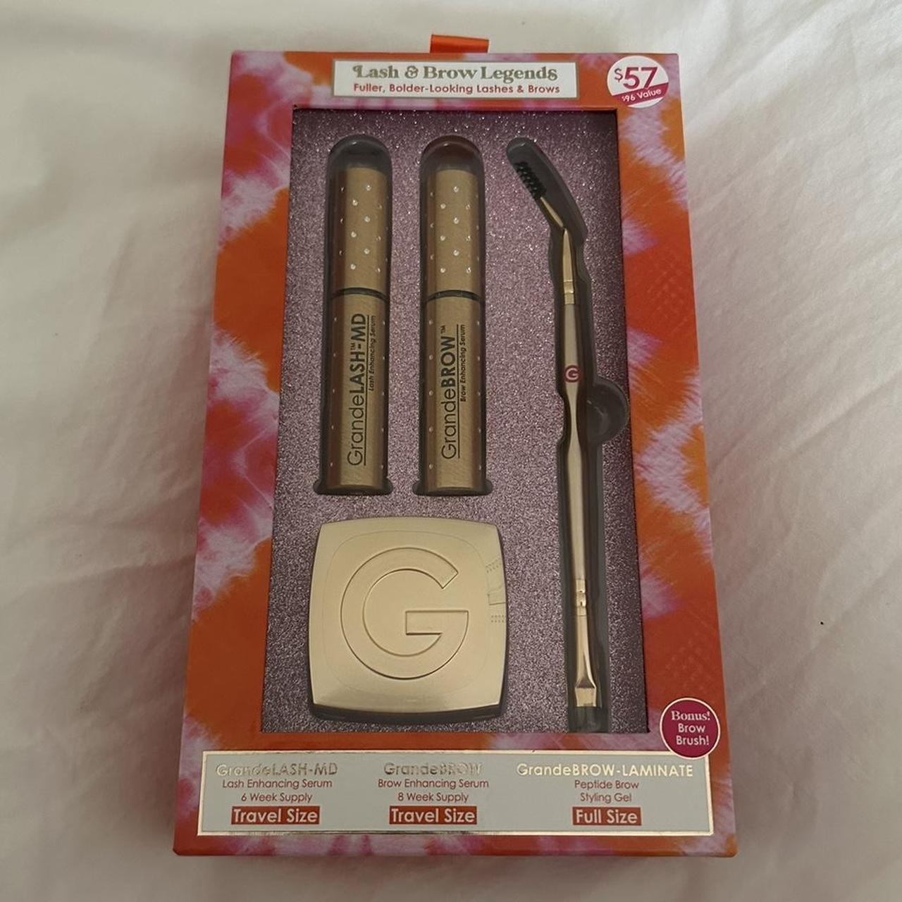 Grande kit with lash serum, brow serum, styling gel... - Depop