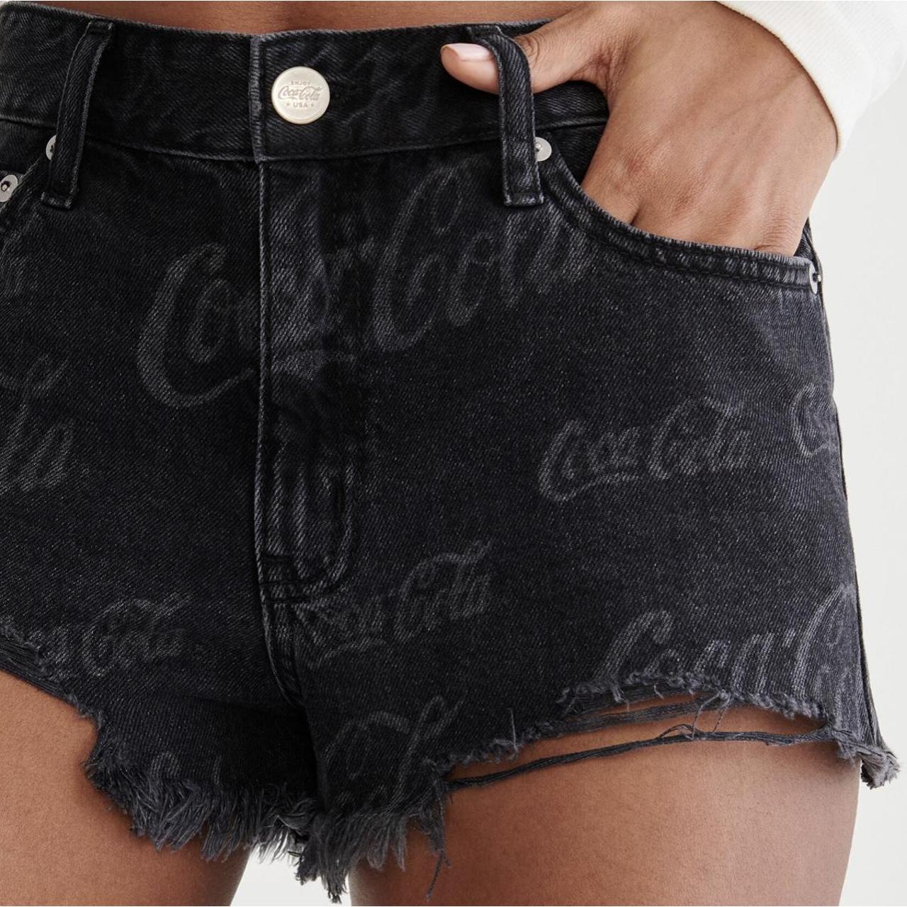 Coca Cola x Aeropostale 🍒 super cute black shorts🖤! - Depop