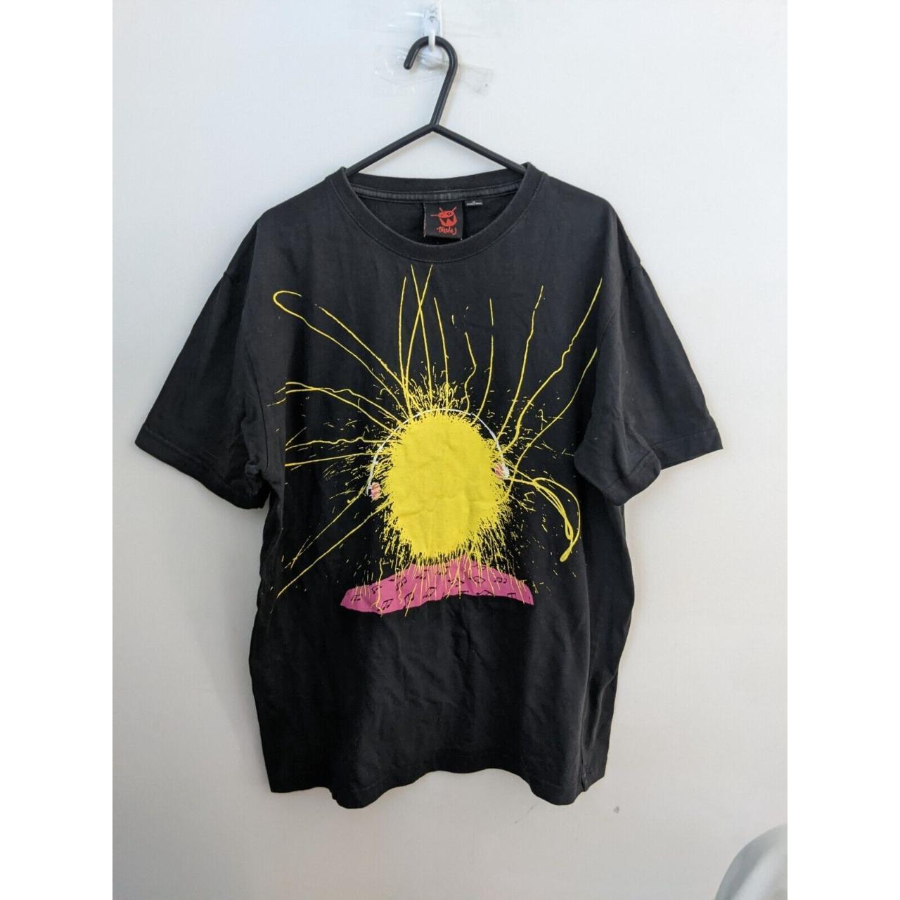 Vintage Triple J Shirt Mens Medium Black Double... - Depop