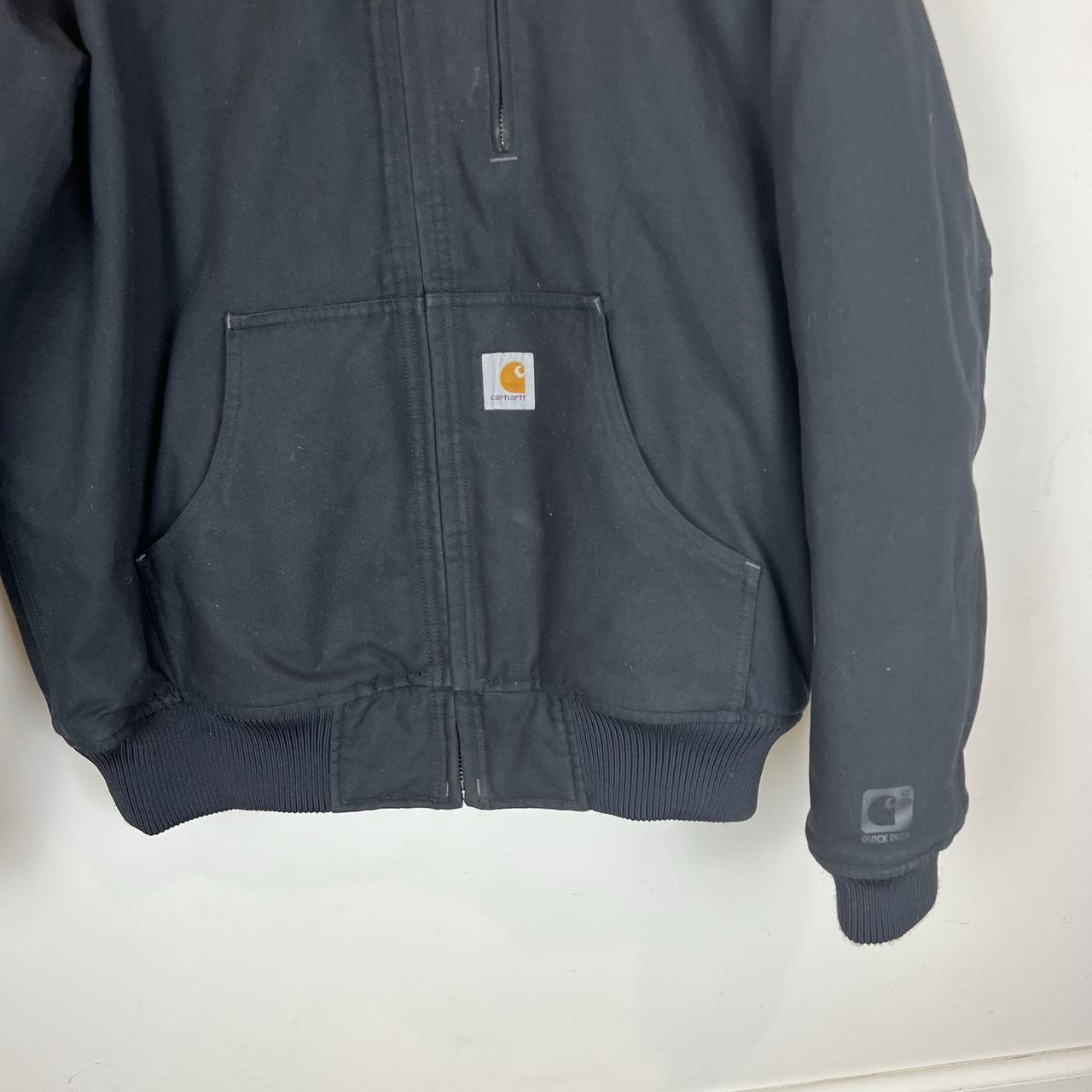 carhartt hooded insulated work jacket nice color and... - Depop