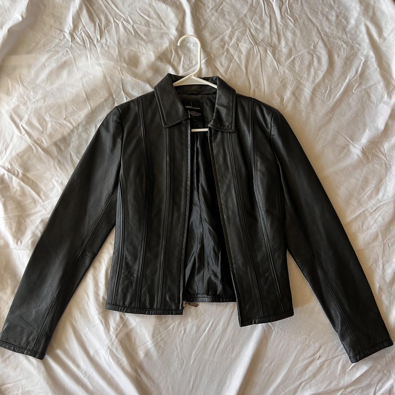 Moda international leather jacket The perfect... - Depop