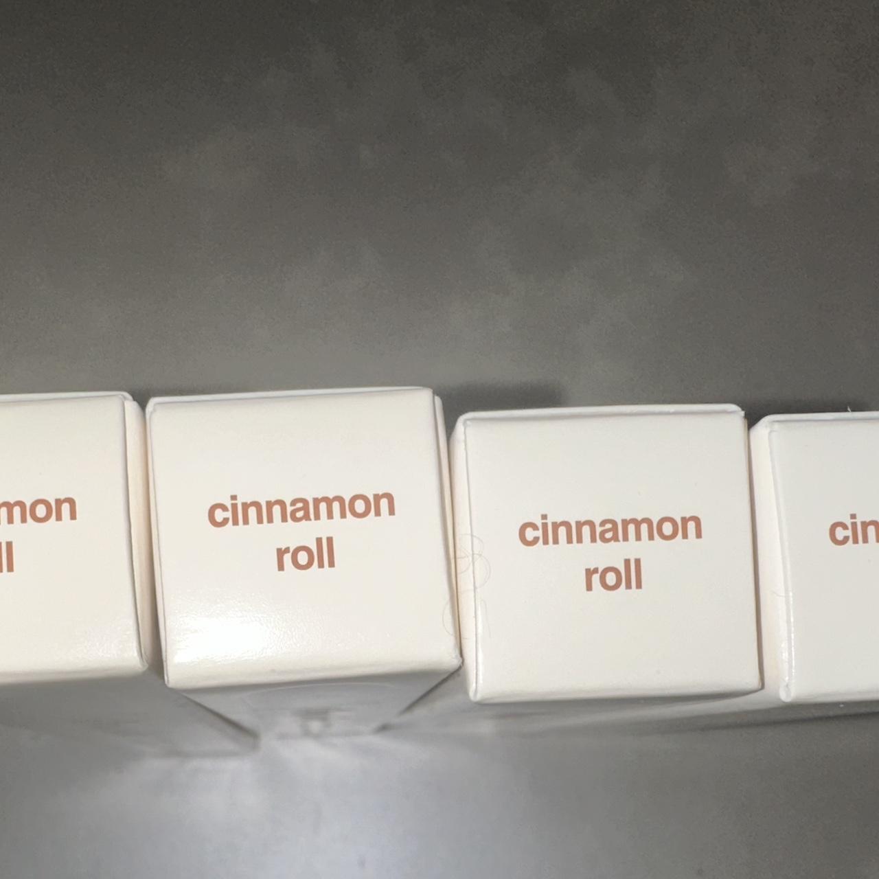 4 rhode cinnamon roll lip tints + Rhode puffer... - Depop