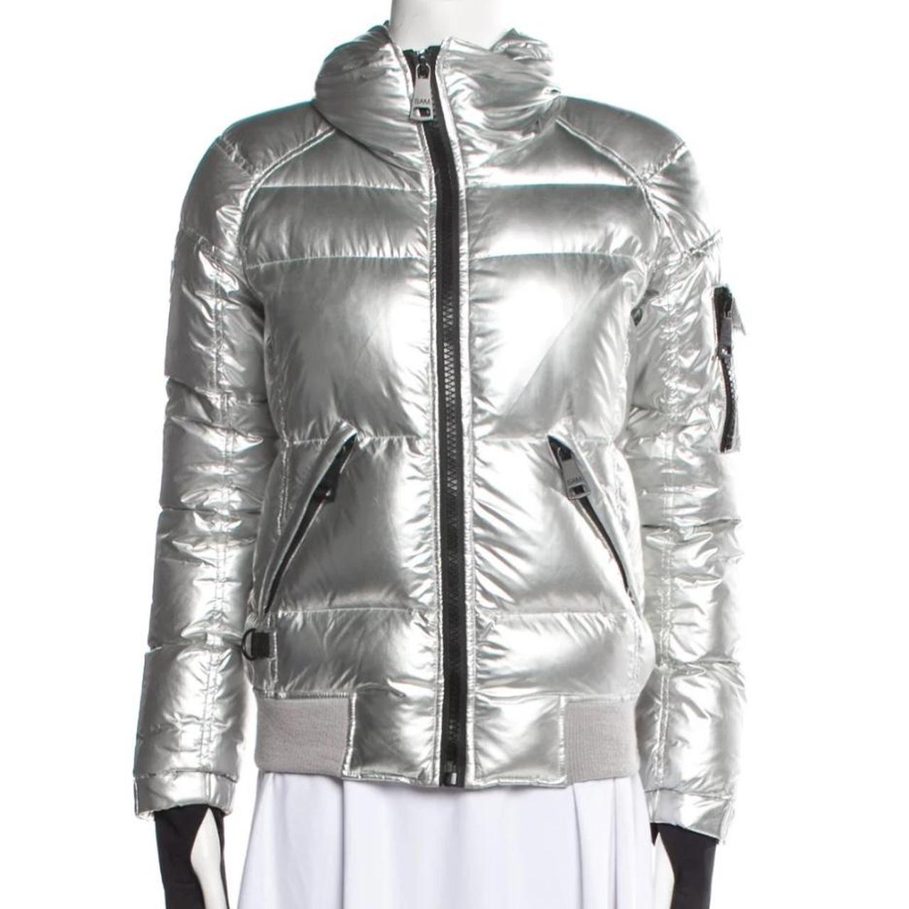 Metallic SAM down jacket originally $300 - Depop