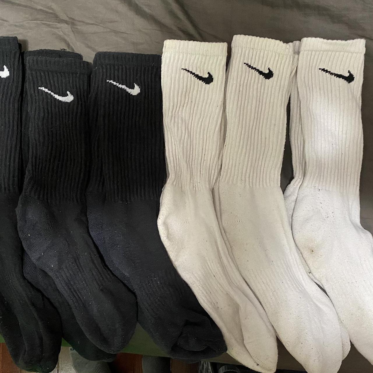 6 pairs of used basketball Nike socks, worn for... - Depop