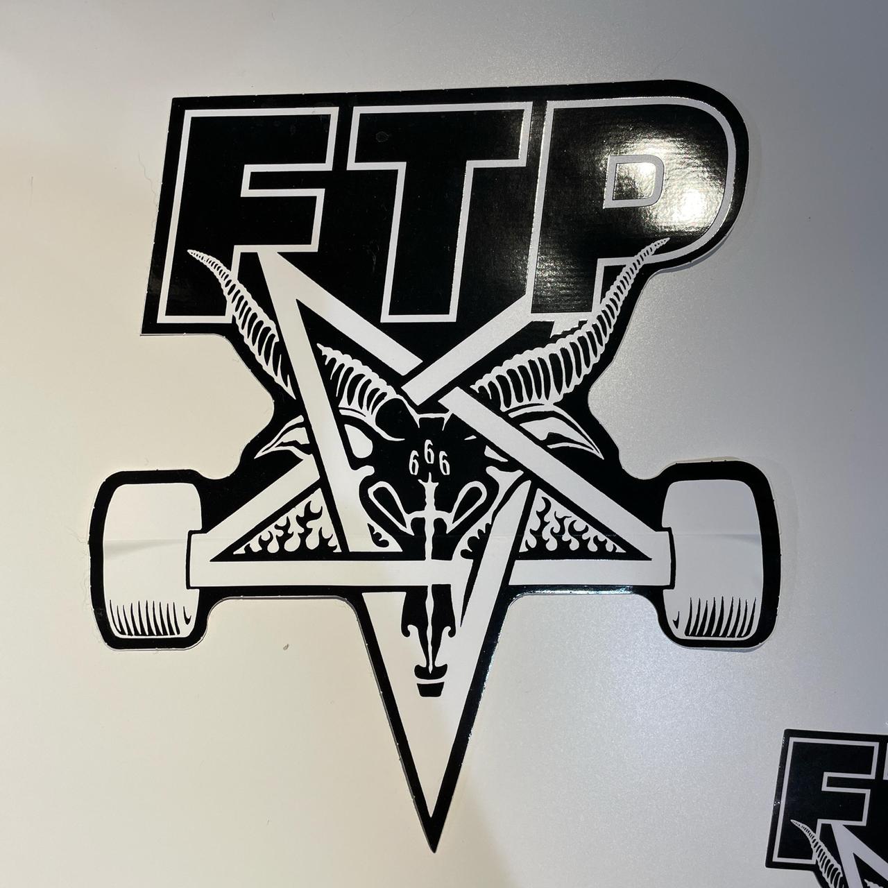 FTP x Thrasher large sticker. Posted with smaller... | Depop