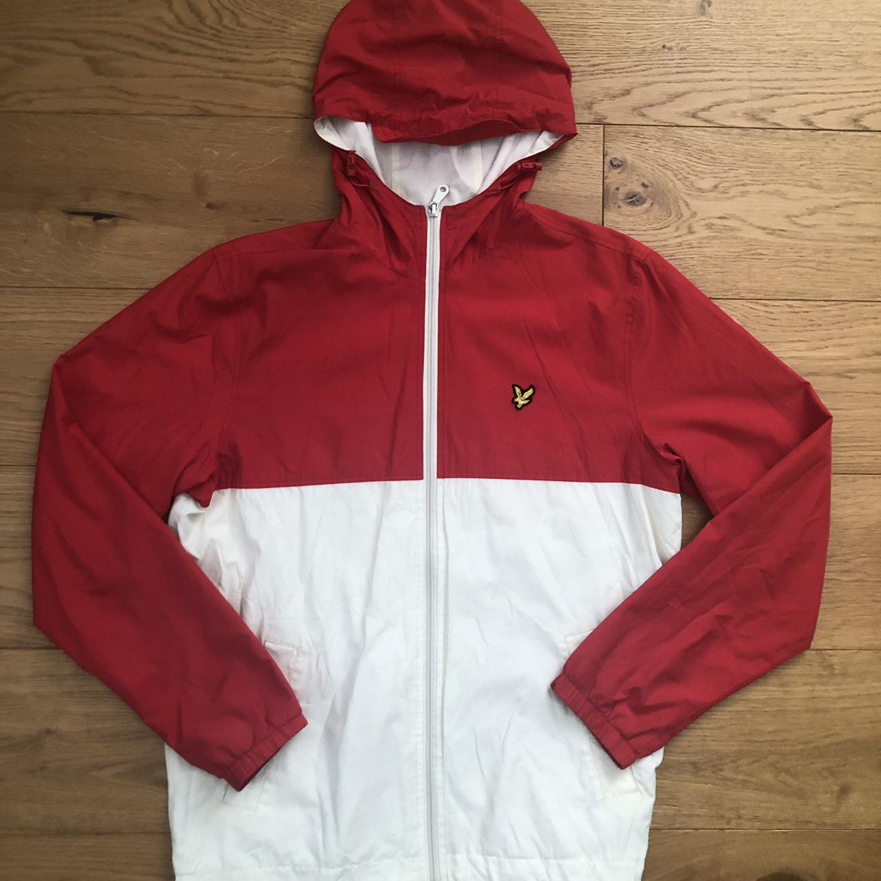 -Lyle & Scott waterproof jacket -8/10 condition with... - Depop