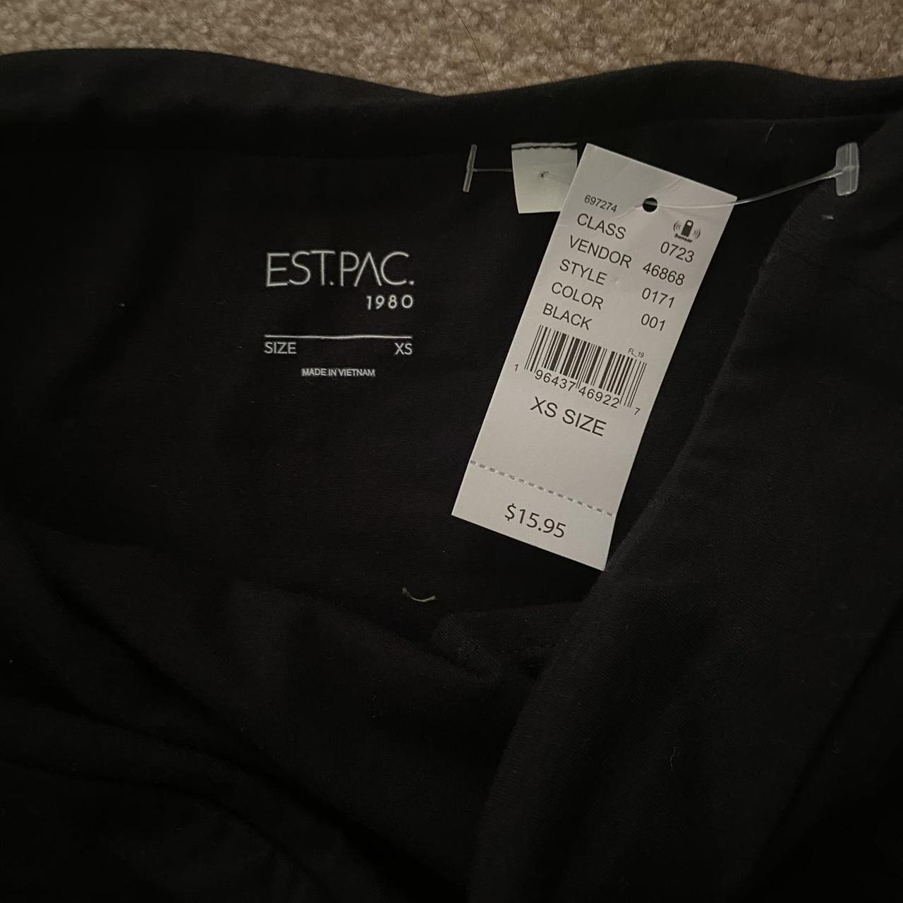 Fold over black tube top from pacsun Size... - Depop