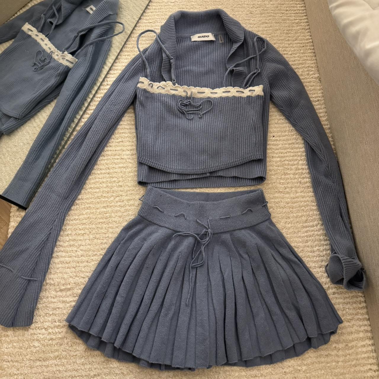 Danielle guizio Cielo rib knit top in XS 🤍 | Depop