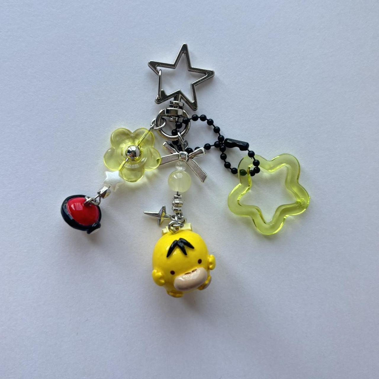 handmade polymer clay psyduck pokemon keychain/bag... | Depop