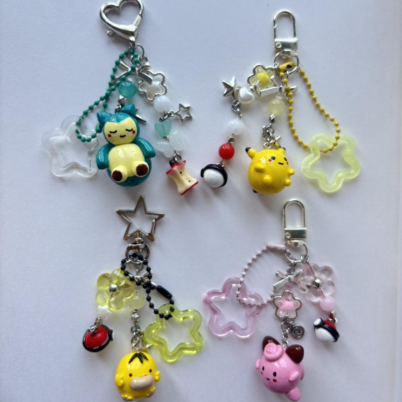 handmade polymer clay psyduck pokemon keychain/bag... | Depop