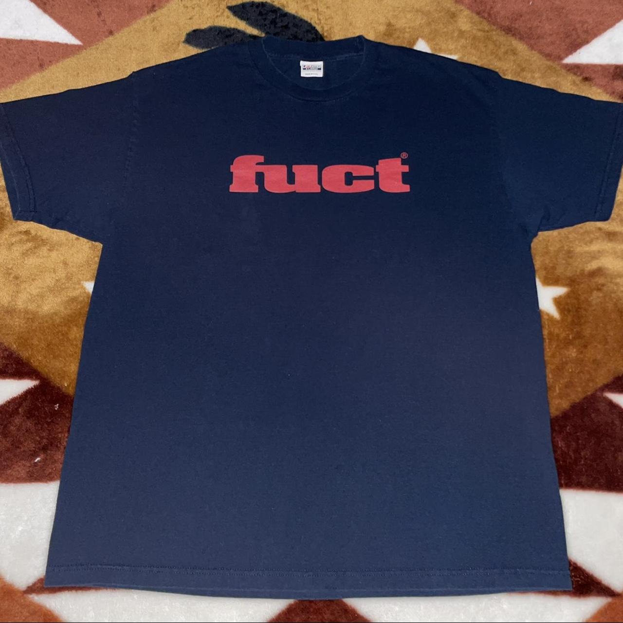 Fuct OG Logo Tee Navy Fuct OG logo t-shirt with a... - Depop