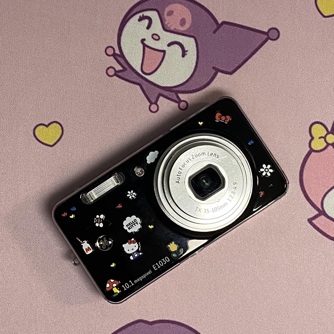 GE E1030 Digi Cam with Hello Kitty Stickers. Perfect... - Depop