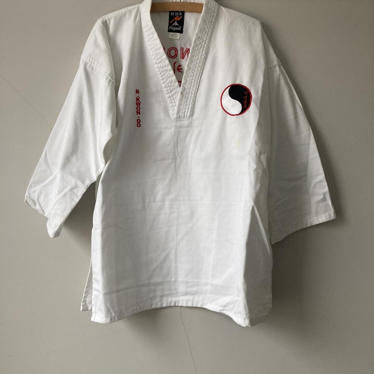 K-KWON-DO - Top Uniform Size Medium White Great... - Depop