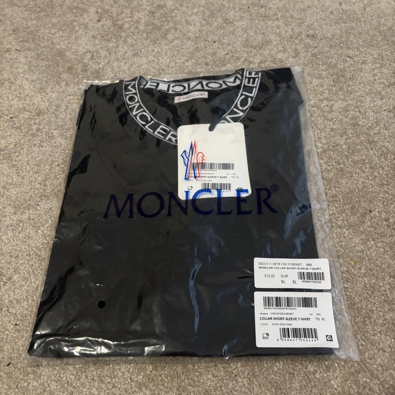 Step up your style with this Moncler Logo Collar... | Depop