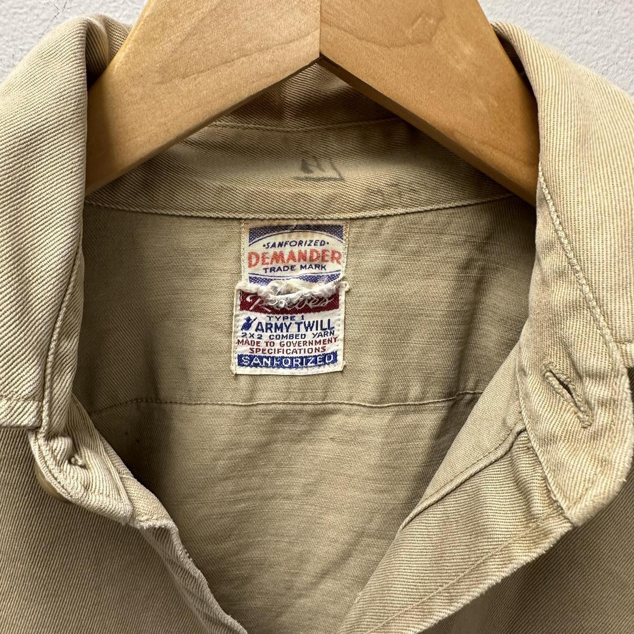 Vintage 1940s 40s WW2 reeves type 1 army twill... - Depop