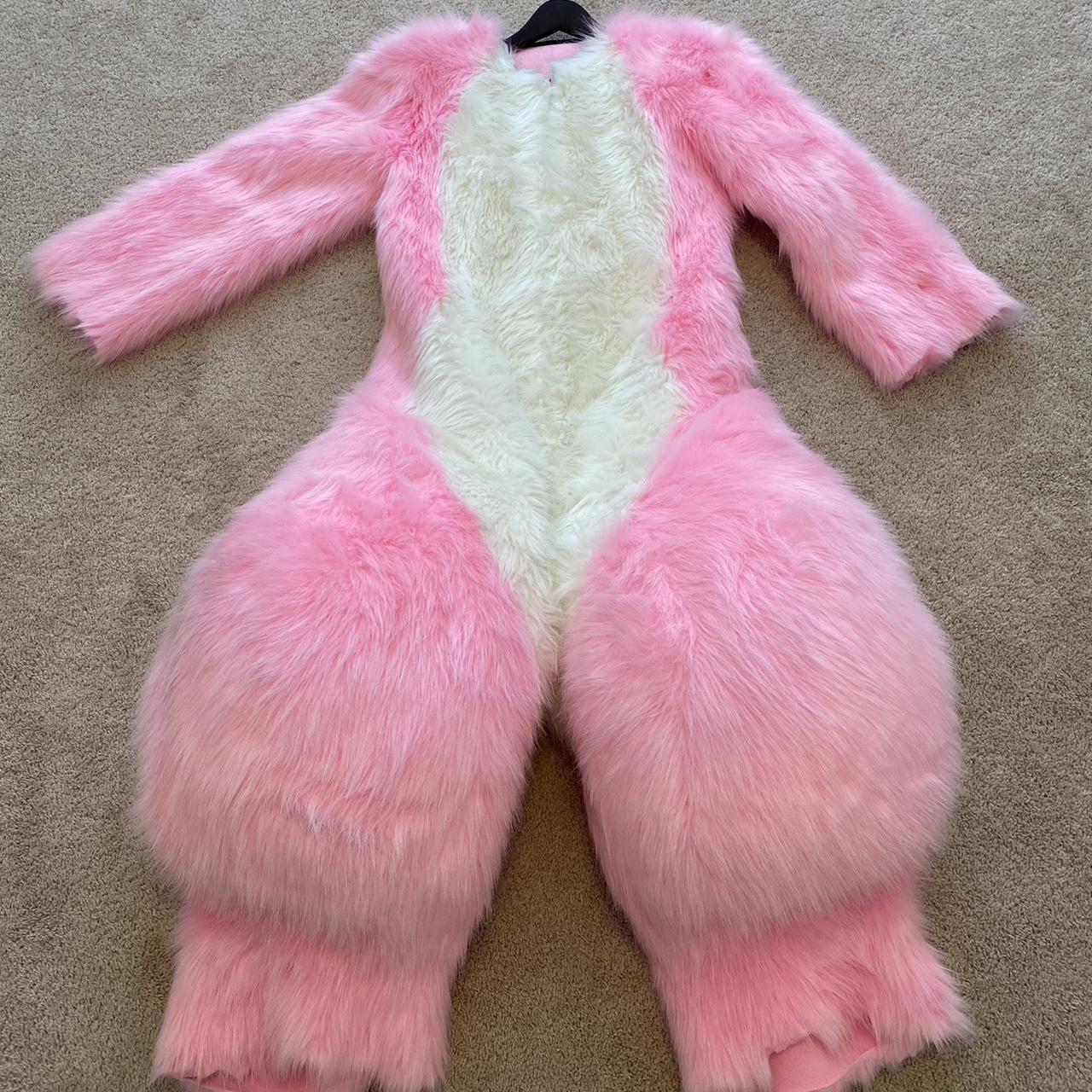 Unlined pink fursuit. Worn a few times. It has... - Depop