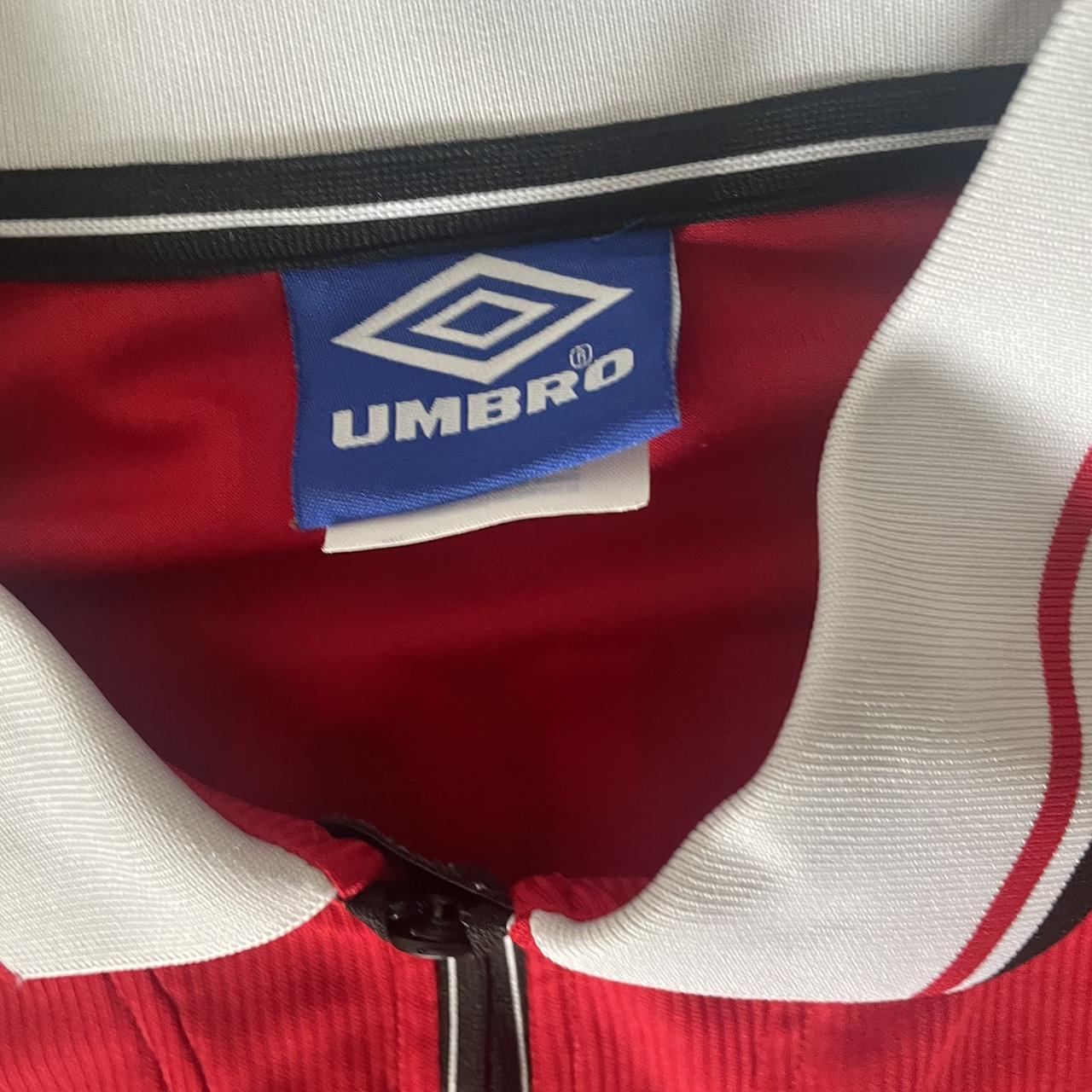 man united umbro shirt man united sharp shirt paul... - Depop