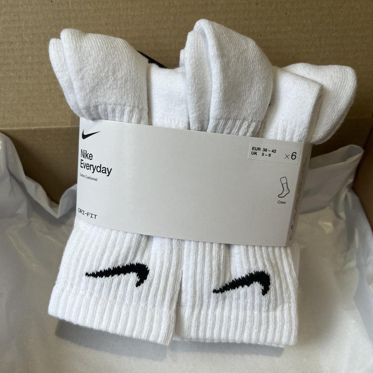 Brand new Nike socks. Pack of 6 pairs. Nike crew... - Depop