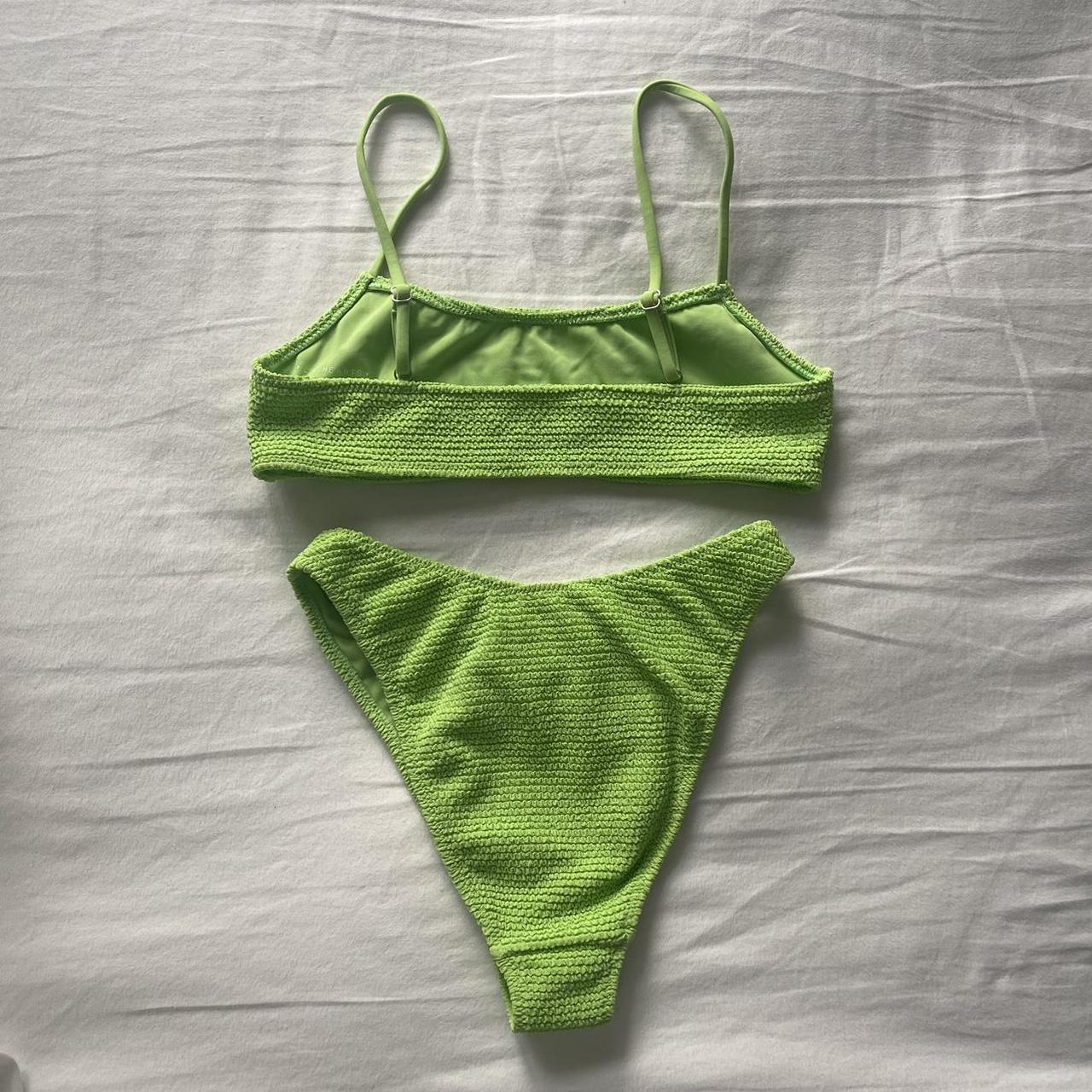 LA Hearts by PacSun Women's Green Swimsuit-one-piece | Depop
