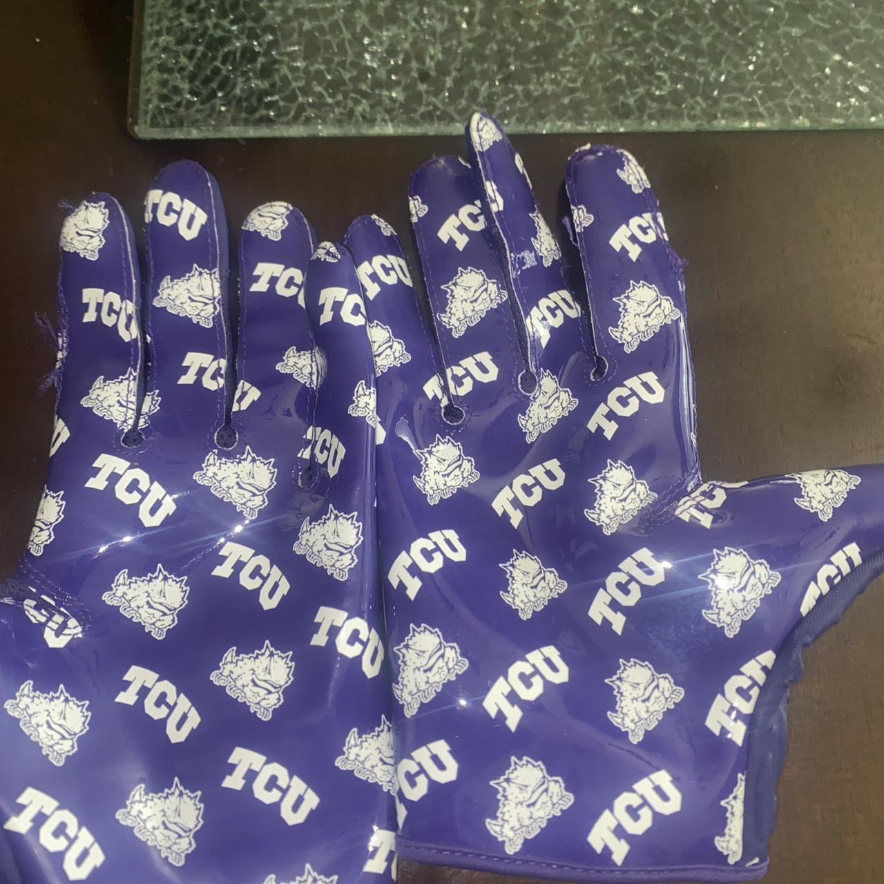 TCU Horned Frogs football gloves #TCU #FootballGear - Depop