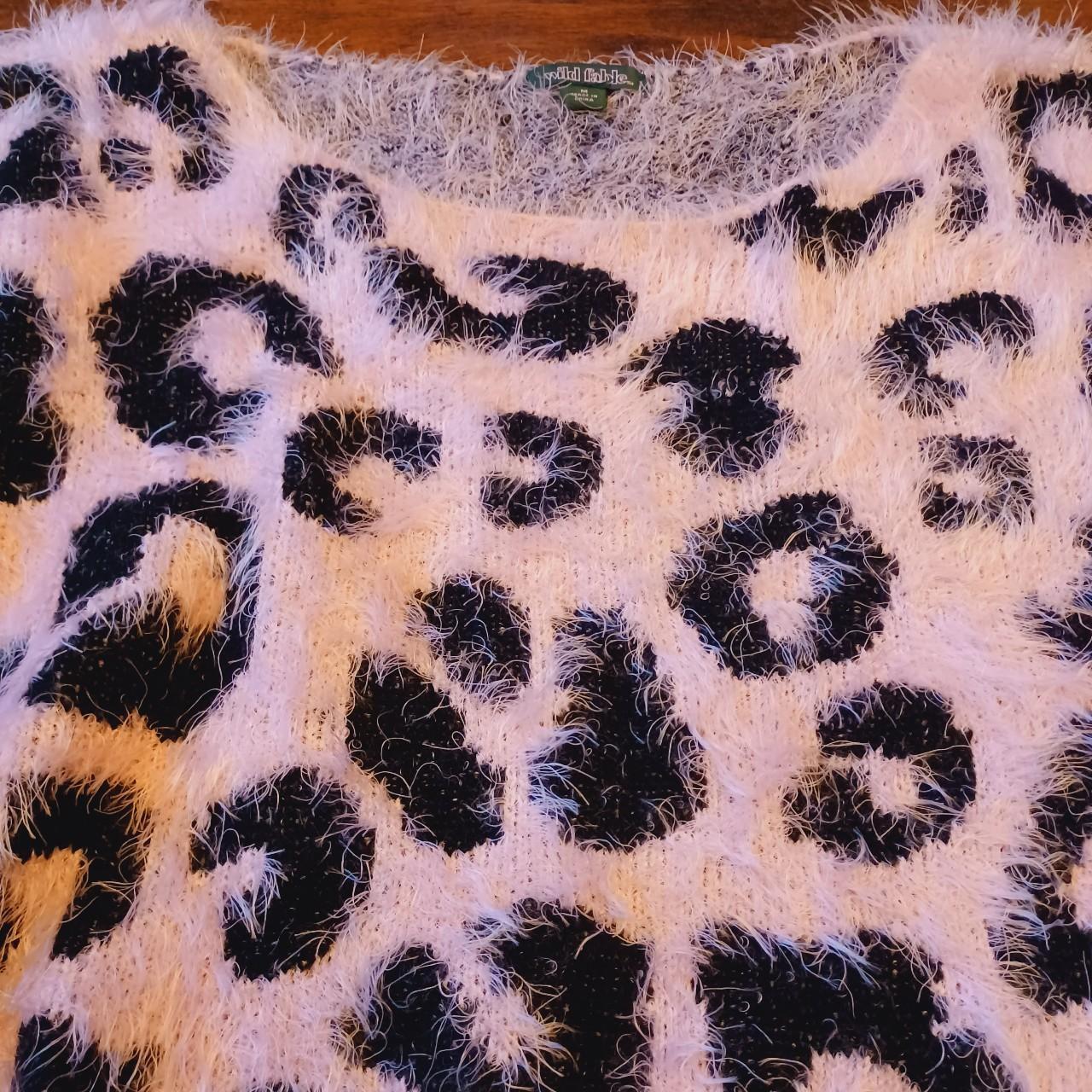 Obsessed! Pink Ice Fuzzy Sweater (NWOT), Women's... - Depop