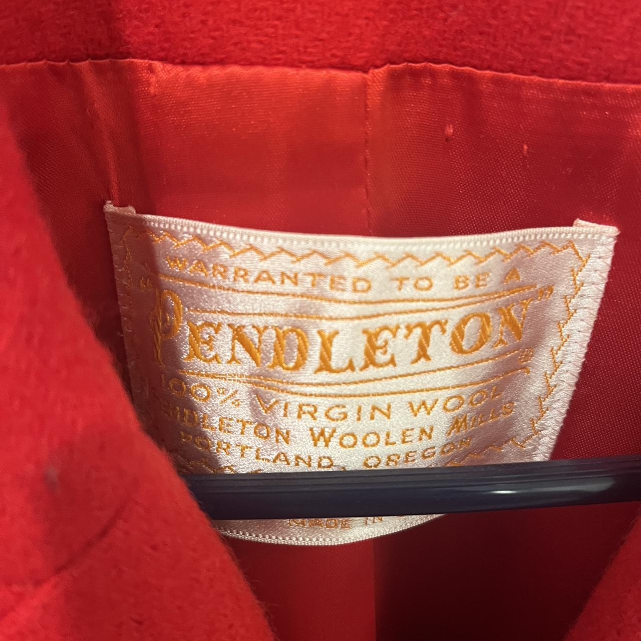 Pendleton Women's Red Coat | Depop