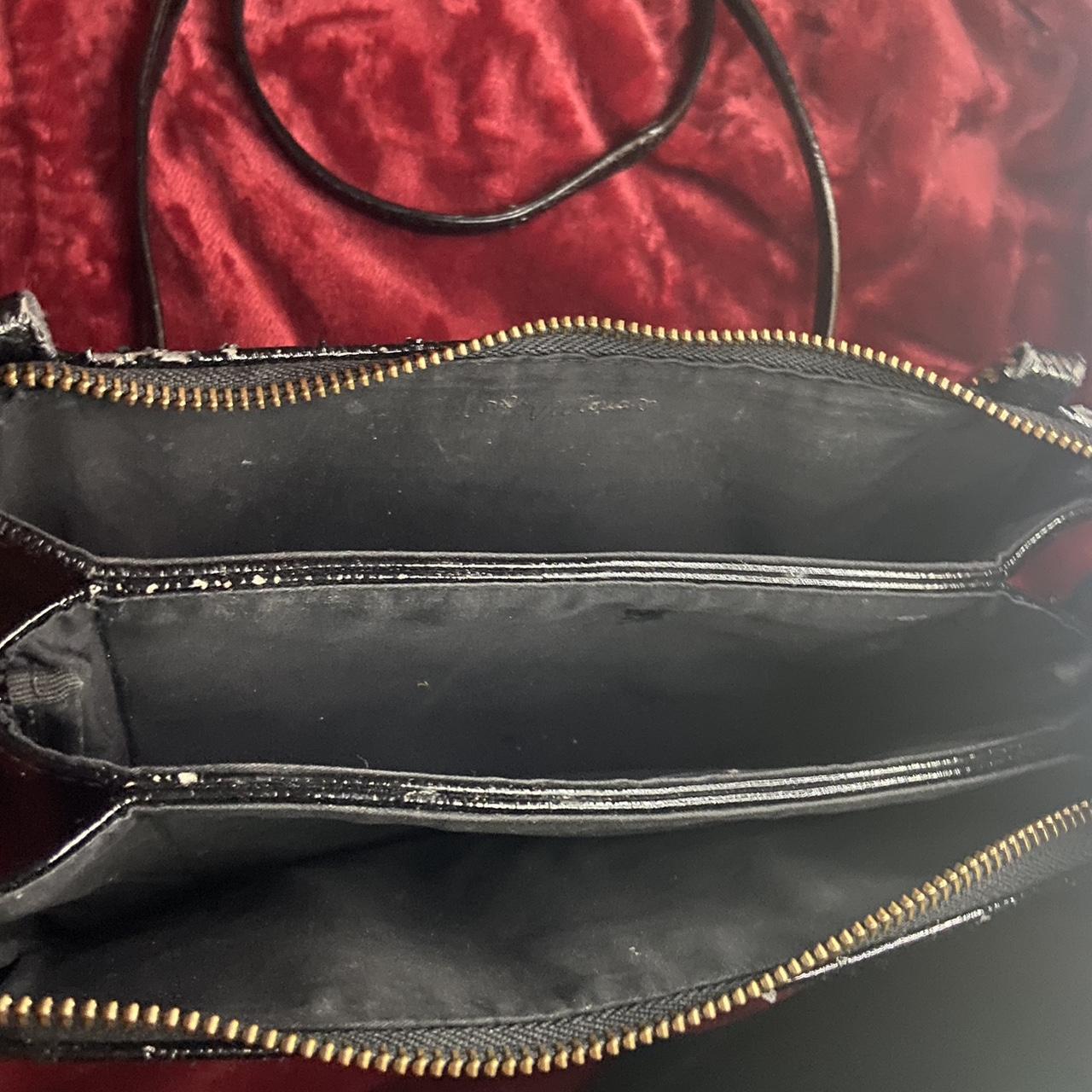 victoria’s secret purse ☠︎︎ ☣︎ - black pleather VS... - Depop