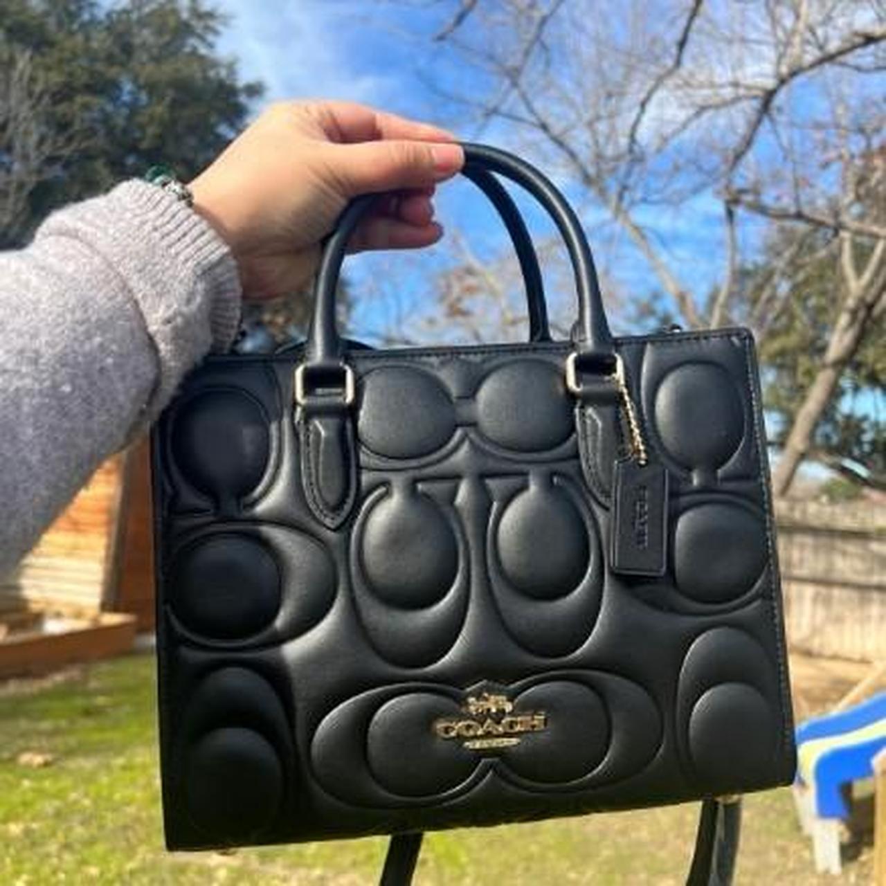 Coach Maggie Small Tote Bag In Signature... | Depop