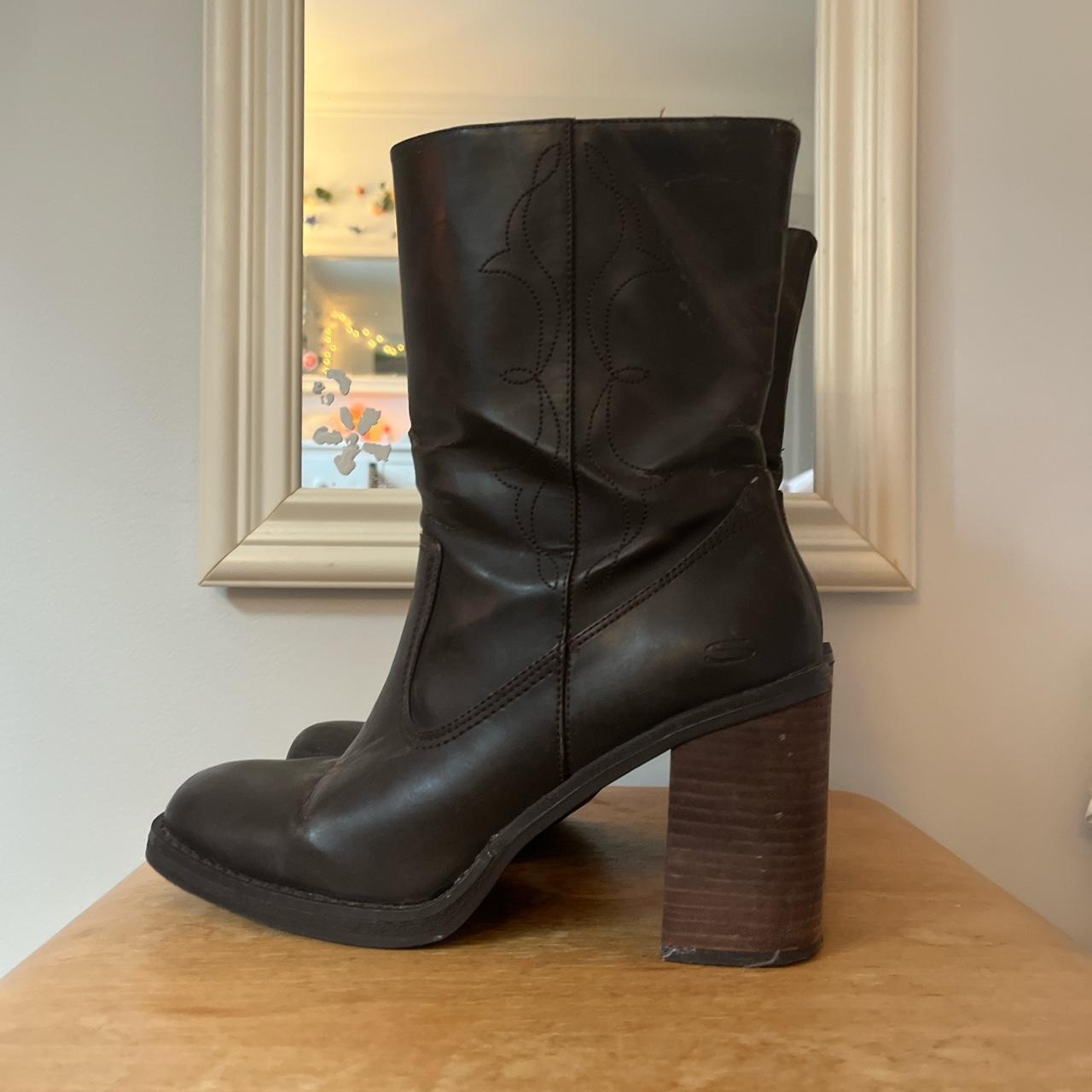 VINTAGE 90s SKETCHERS square toe and gorgeous... - Depop