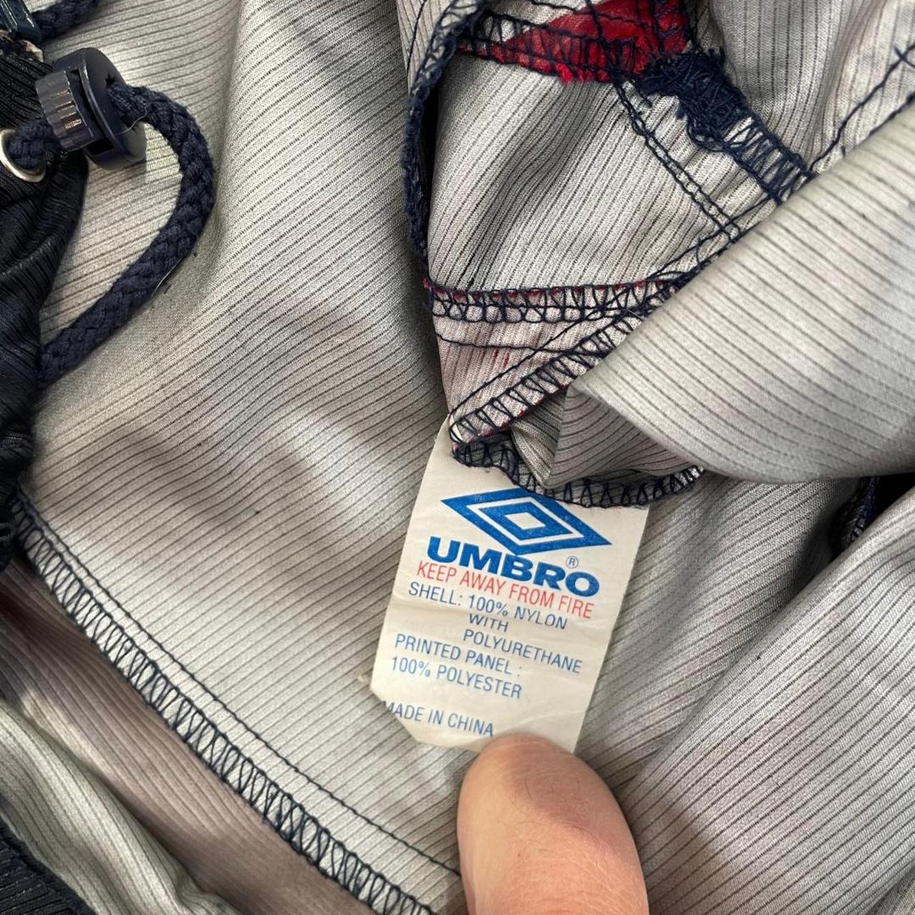 Wales 1990s Umbro Pro Training Windbreaker An... - Depop