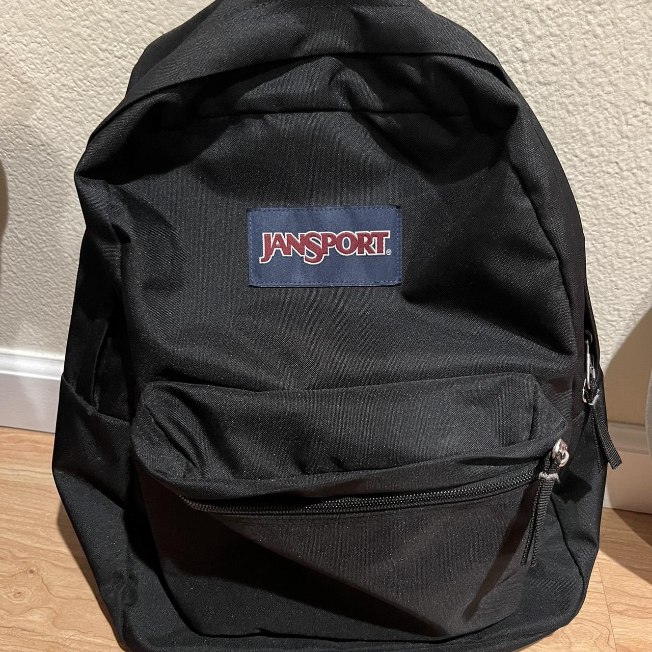 Jansport backpack Black Bought it for college but... - Depop