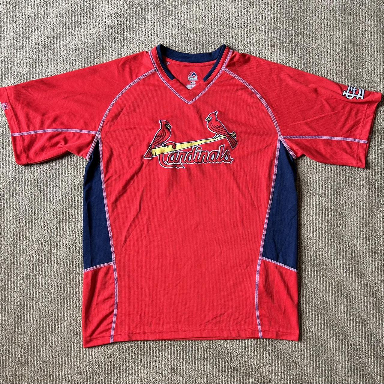 Dri-fit Saint Louis Cardinals Logo Graphic Shirt -... | Depop